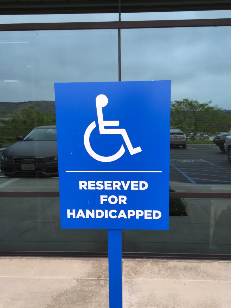 Handicapped Accessible Parking Signs - Starfish Signs