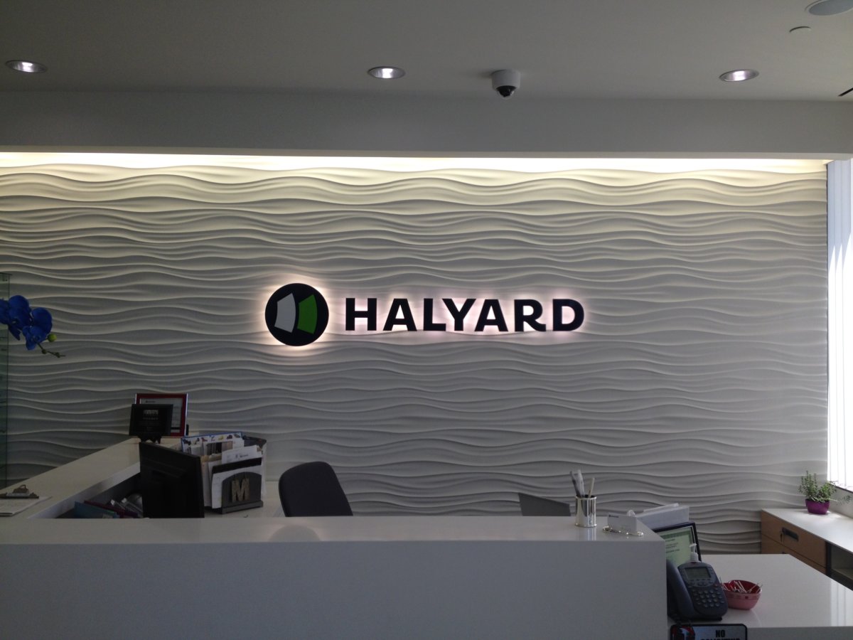 Attractive Illuminated Lobby Sign - Starfish Signs