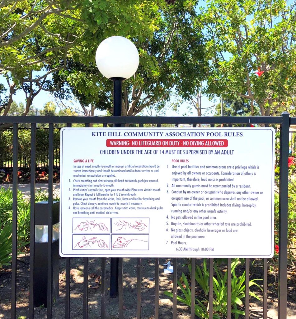 Minimize Risk with Proper Pool Signage - Starfish Signs & Graphics