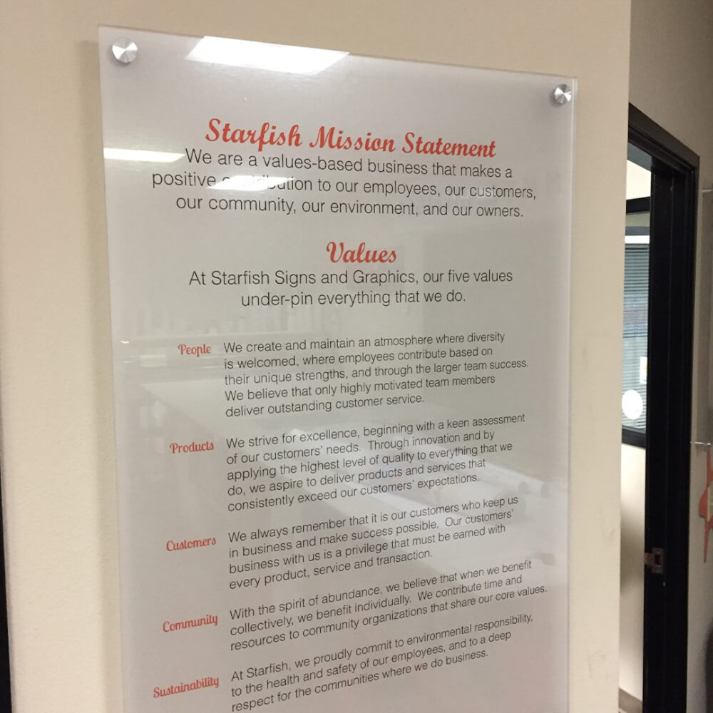 What Is The Use of Signage in the Workplace? - Starfish Signs & Graphics